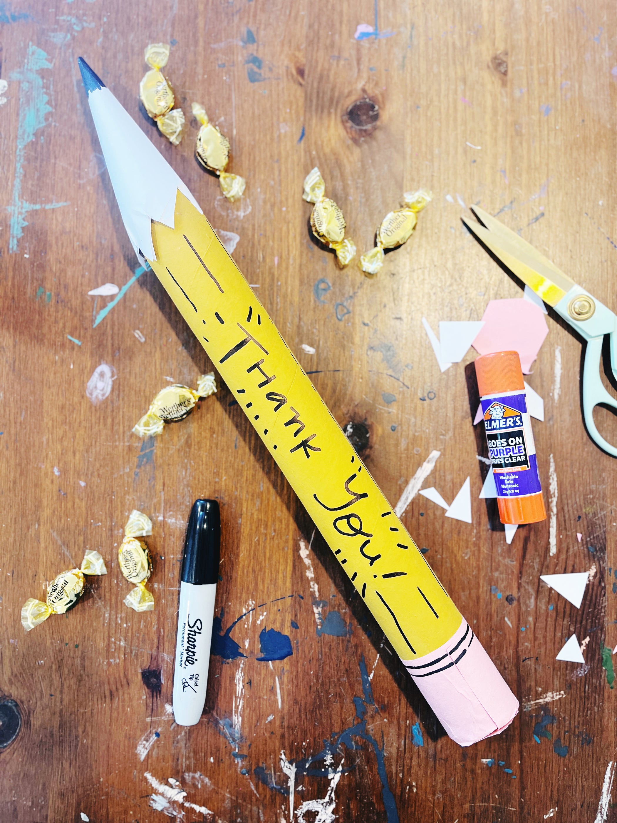 Teacher Appreciation Pencil Filled with Candy – Every Little Seed